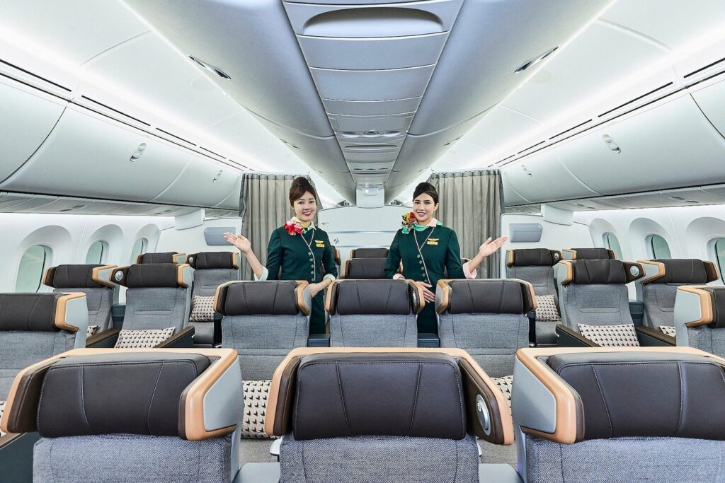 EVA Air brings premium economy to first Boeing 787 Dreamliners, with ...
